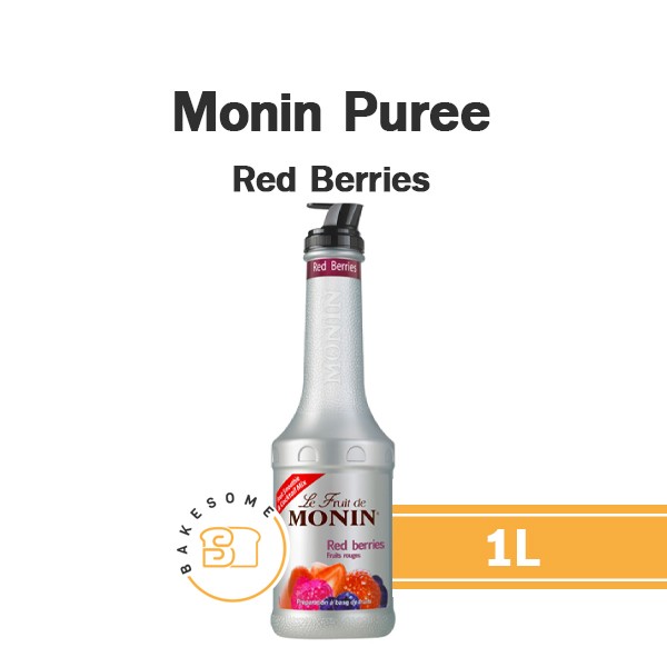 Monin Puree Red Berries โมนิน เพียวเร่ เรด เบอร์รี่ 1L | Bakesome ...